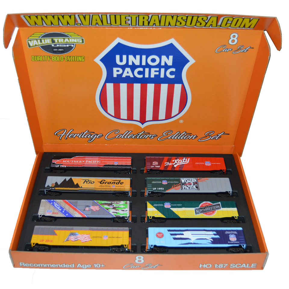 Union Pacific Heritage 8 Car Set by Value Trains USA | eBay