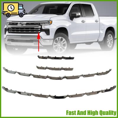 Front Grille Grill Overlay Trim Chrome For Chevy Silverado 1500 LT/RST ...