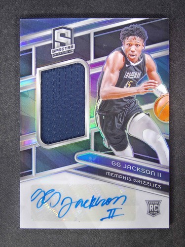 2023-24 Panini Spectra GG Jackson II #203 RC Rookie Jersey Patch Auto ...