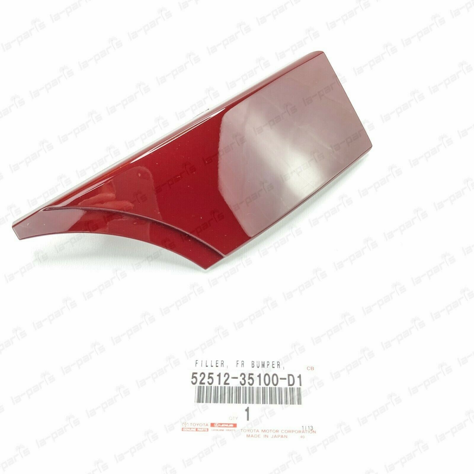 Genuine For Toyota FJ Cruiser Brick Red Front RH Bumper Filler 52512 ...
