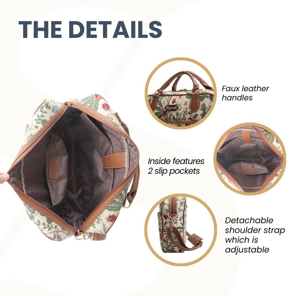 Signare Tapestry Floral Morning Garden Laptop bag Tablet Case | eBay