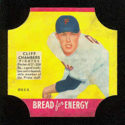 1951 Fischer's Bread Labels "Bread for Energy" baseball series - Cliff ...