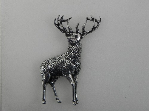 Rothirsch Pin Anstecknadel Hirsch Geweih Hutnadel Hut Schmuck Jäger ...