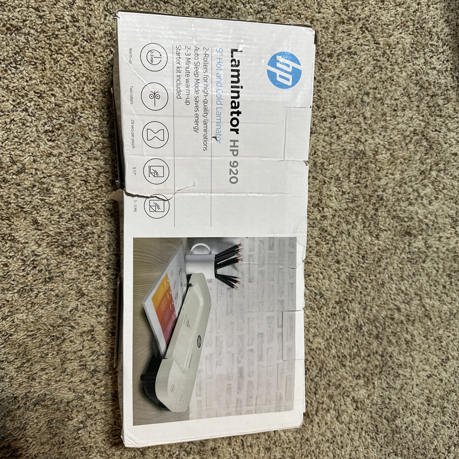 HP LAMINATOR HP 940 PCUA-91006H 9" Hot & Cold 4 Roller SAME DAY Free ...