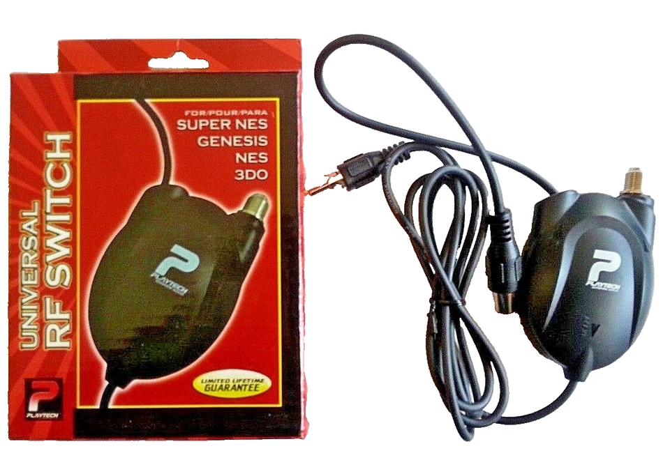 2 Pack Universal Playtech RF Switch for NES, Super NES, SEGA GENESIS ...