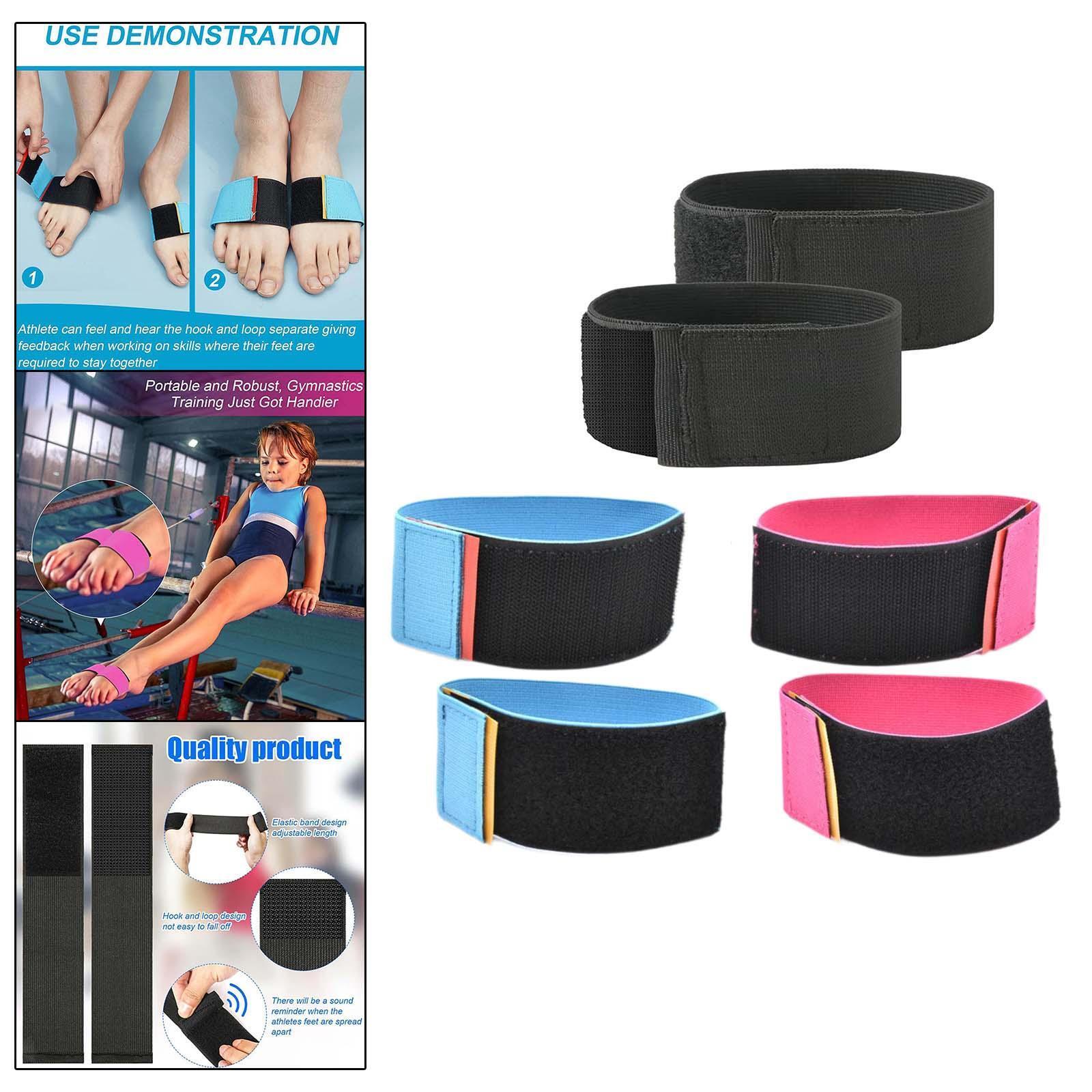2x Gymnastics Sticky Toes Gymnastics Bands for Dance Back Flip Tuck Gym ...