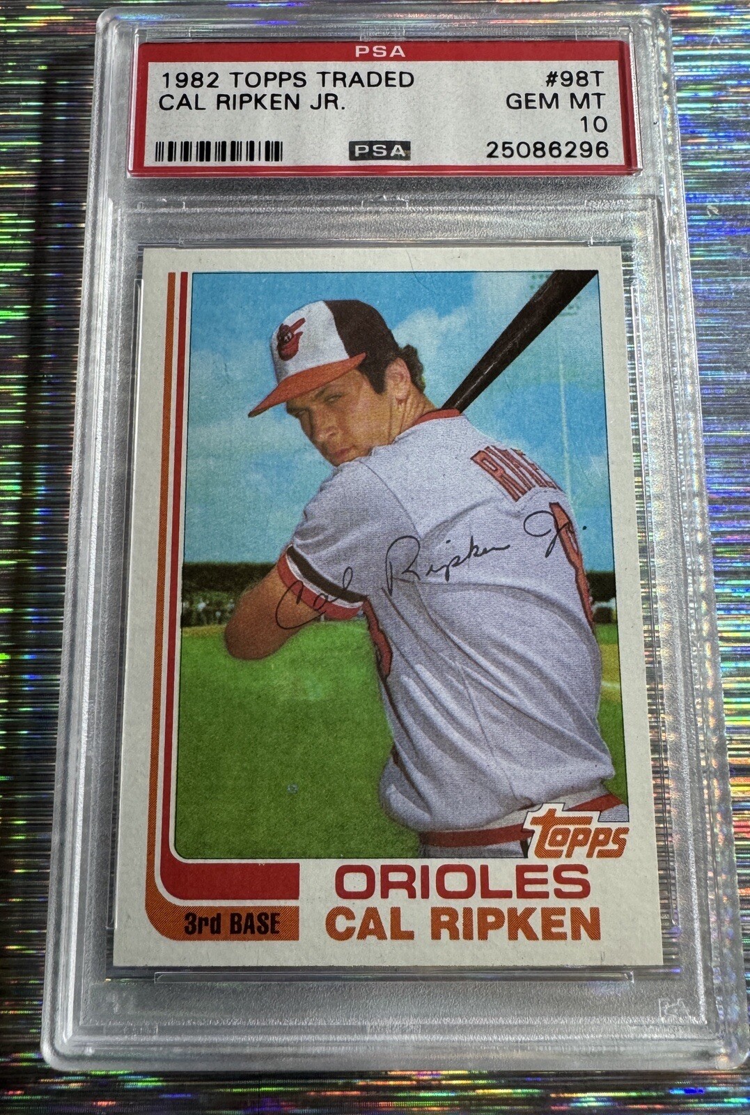 Cal Ripken Jr Topps Traded 1982 Rookie Card PSA 10 Gem Mint 📈🔥 ⚾️ | eBay