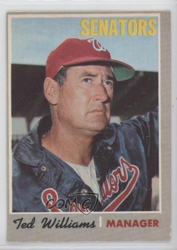1970 O-Pee-Chee Ted Williams #211 HOF | eBay