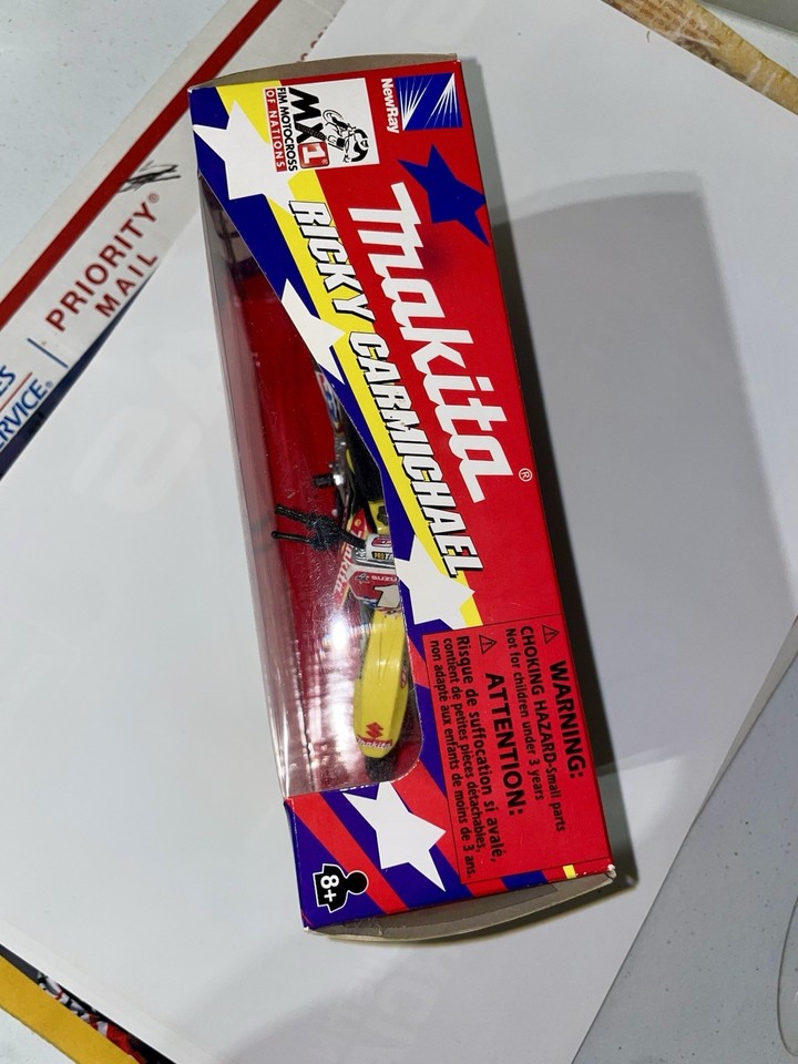 🔥Ricky Carmichael New Ray 1:12 scale MXON 2007 Suzuki RMZ450 Diecast ...