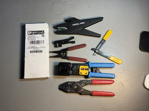 Lot of 5 Professional Wire Cutters/Crimpers NEW Phoenix Contact-Ideal ...
