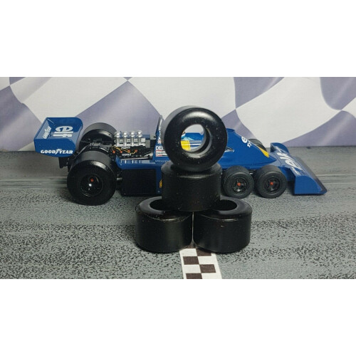 Paul Gage PGT-SXH-TYRELL P34 Urethane Tires Scalextric Tyrrell P34 x2 ...