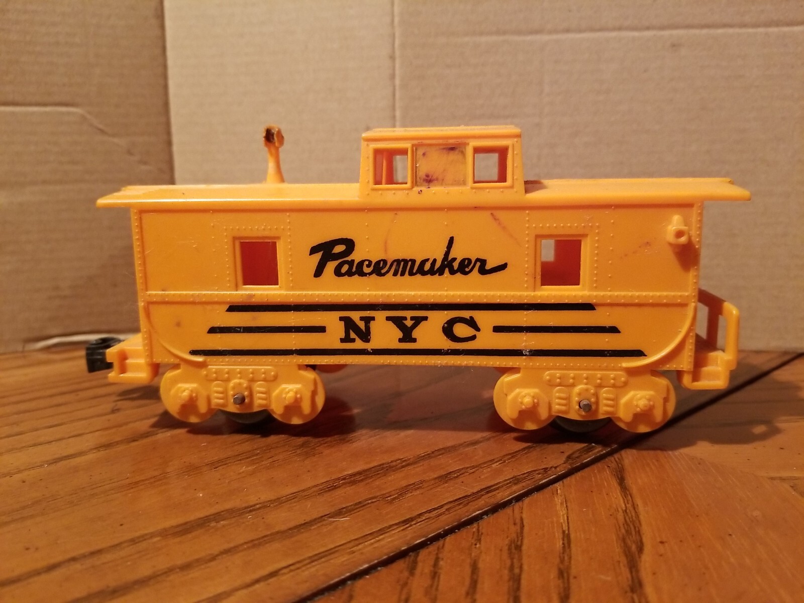 MARX O27 NYC New York Central Pacemaker Orange Cupula Caboose Train (L2 ...