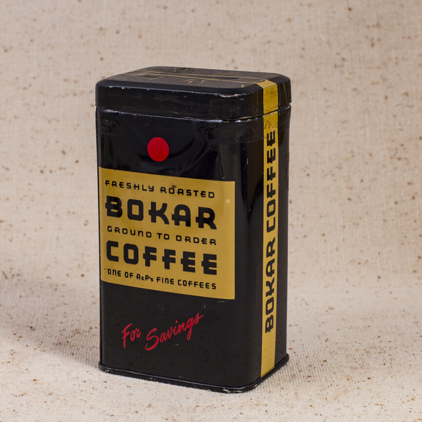 A&P Bokar Coffee Tin Bank | eBay