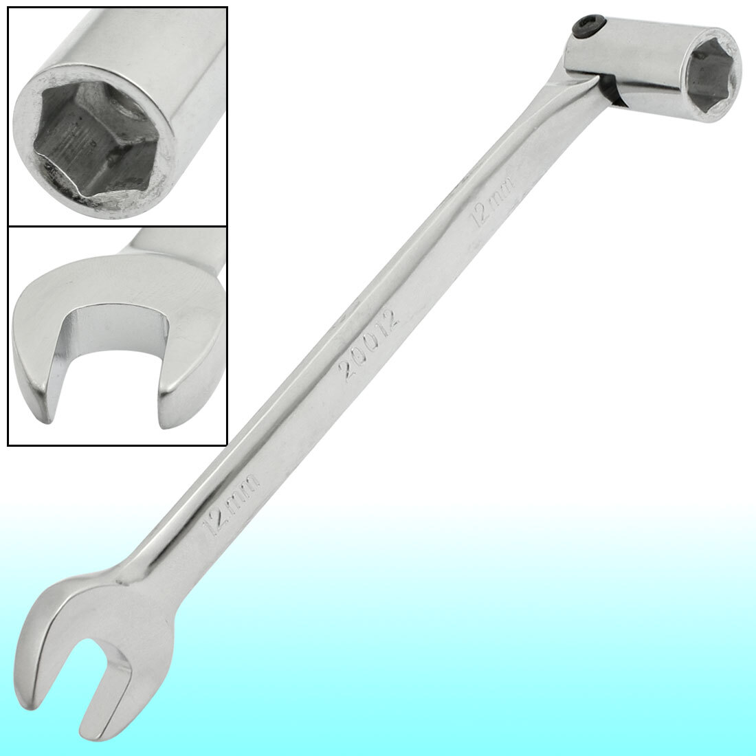 Metal Double Headed Open End Socket Wrench Combination Spanner 12mm for ...