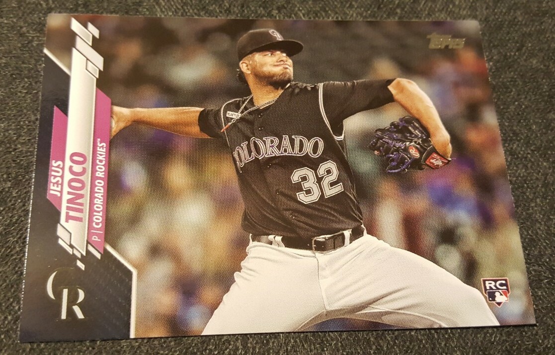2020 TOPPS UPDATE JESUS TINOCO RC EXCLUSIVE BLUE PARALLEL*ROCKIES*NRMT ...