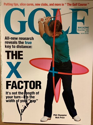 Nick Price - Signed / Autographed - Golf Magazine - PGA Tour ...