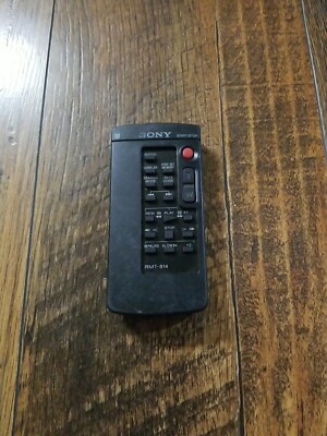 Genuine ORIGINAL SONY Remote RMT-814 for Sony Camcorder DCR TRV330 ...