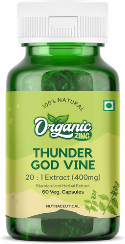 Pure Thunder God Vine Extract - Vegan & Gluten Free - 60 Capsules 400Mg ...