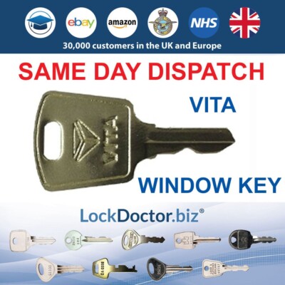 Vita Silver Steel Vitawin131 Millenco Window Handle Lock Key (Same Day ...