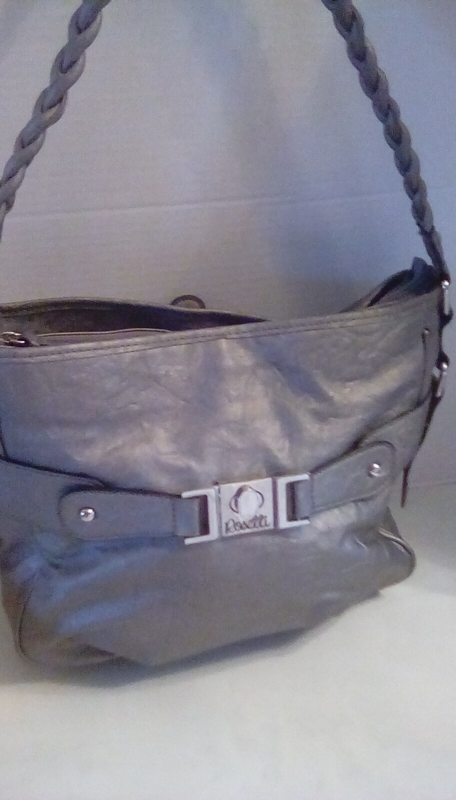 Silver Rosetta Shoulder Bag | eBay