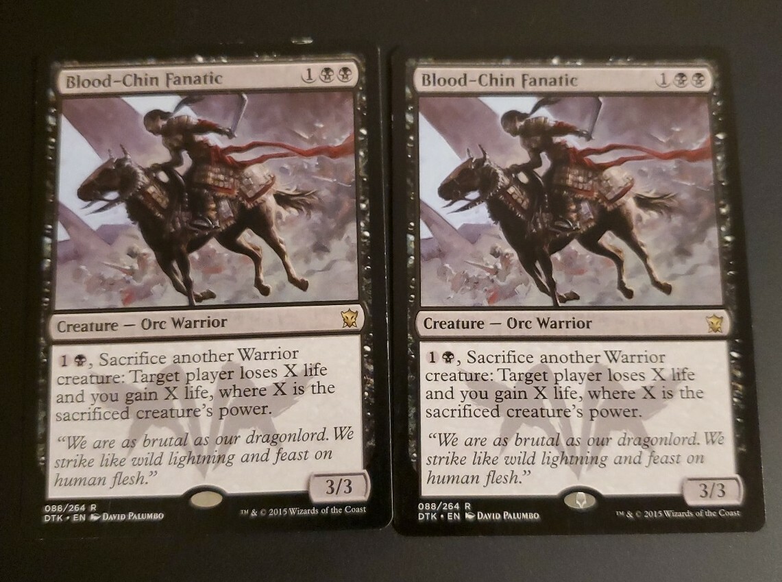 MTG 2x Blood-Chin Fanatic Moderate Play | eBay