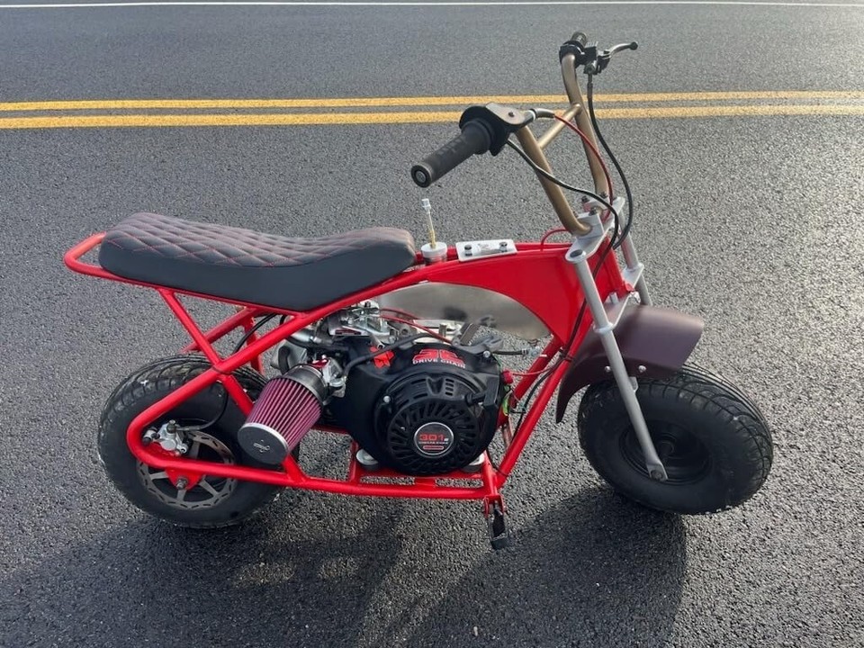 Stainless Steel Mini Bike Gas Fuel Tank for Montser Megamoto MMB80 ...