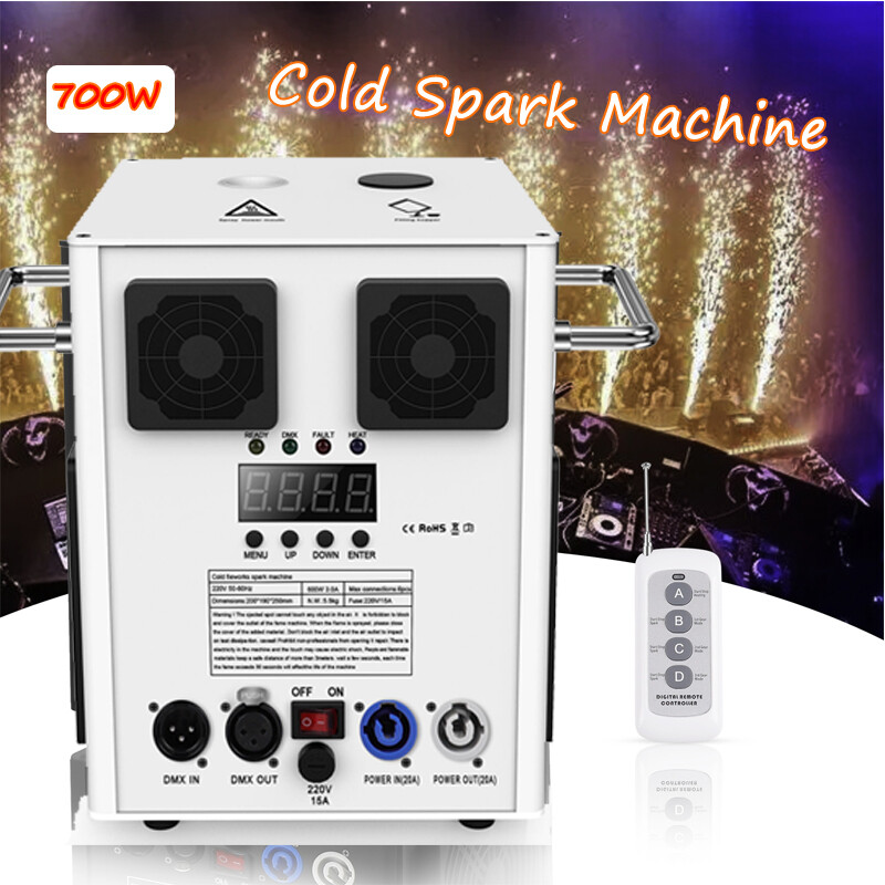 700W Cold Spark Machine Party Stage Sparkle DJ Party Show With Flight ...