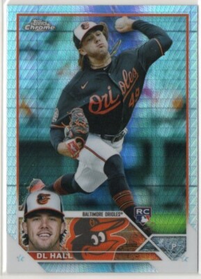 DL Hall 2023 Topps Chrome Prism Refractor Rookie Card #10 | eBay
