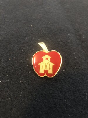 McDonalds Apple School Employee Crew Lapel Pin | eBay