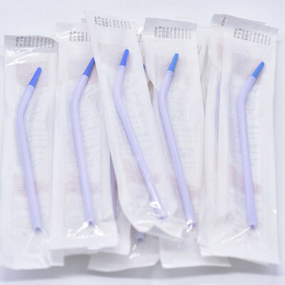 100 Pcs Disposable Dental Suction Suction Tube Long Slim Type 21cm ...