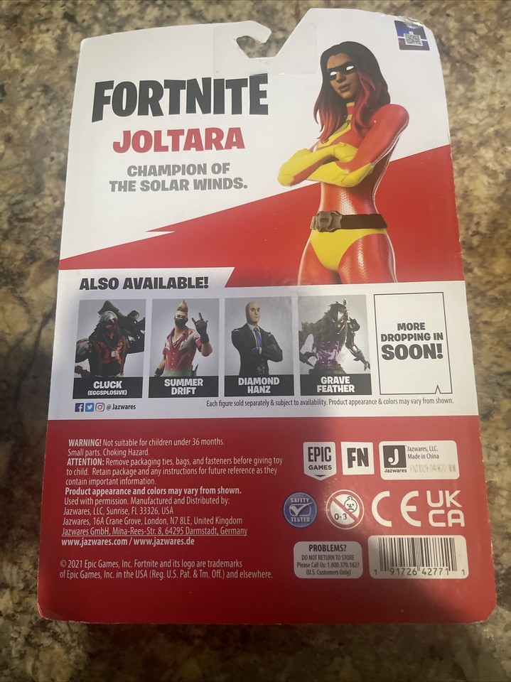 Fortnite Solo Mode JOLTARA 4" Action Figure 2022 Jazwares | eBay