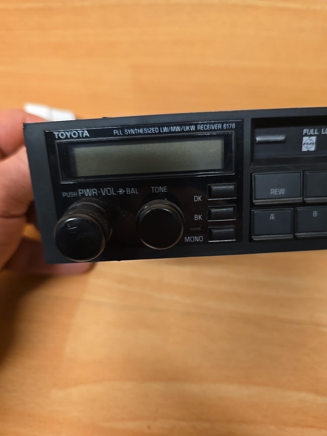 Toyota Cassette Radio 1980's MR2 MK1, Model 86120-32260, Head unit 6176 ...
