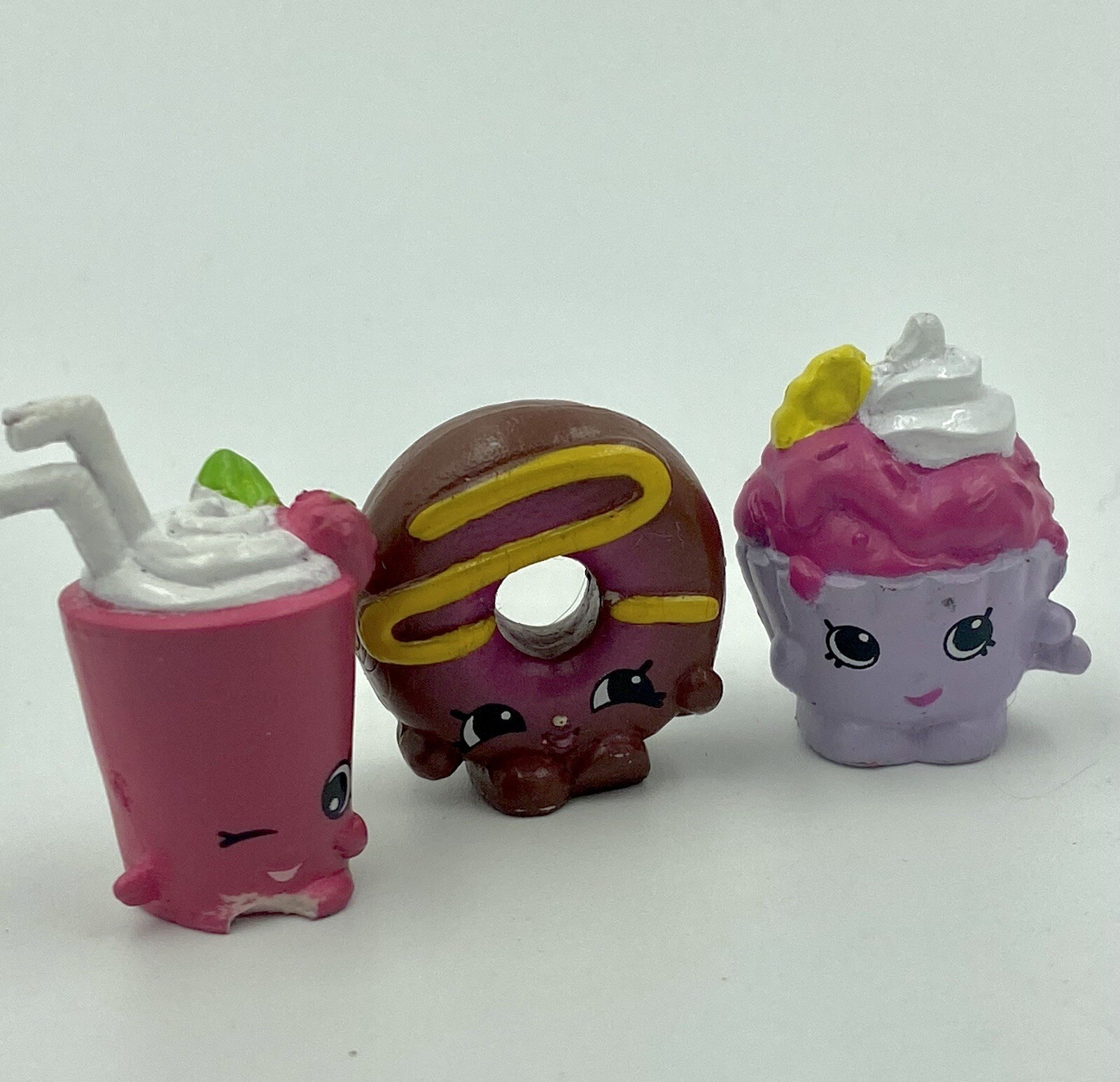 9x Shopkins Season 4 2015 Catbed Dry-anne Shy Pie Eggchic Smoothie Milk ...