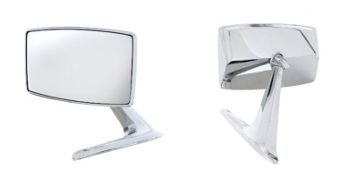 1967-1968 Ford Mustang Side Rear View Mirrors Manual Fold | Pair (2 ...