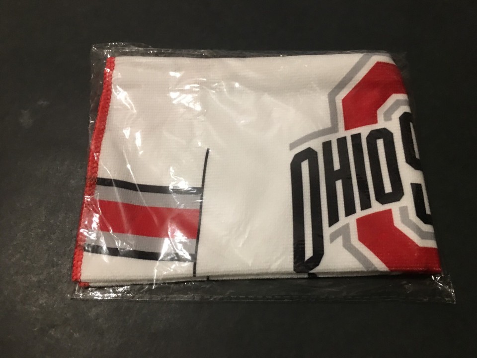 OHIO STATE HOCKEY RALLY TOWEL BUCKEYES JERSEY RALLY TOWEL WALL BANNER ...
