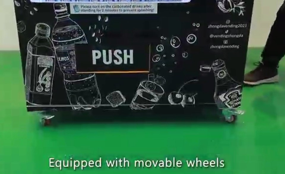 NEW Cooling Snack and Beverage Premium Vending Machine 60 Slots with ...