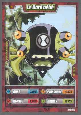 Ben 10 Alien Adventures n° 105/110 - Le dard bébé | eBay