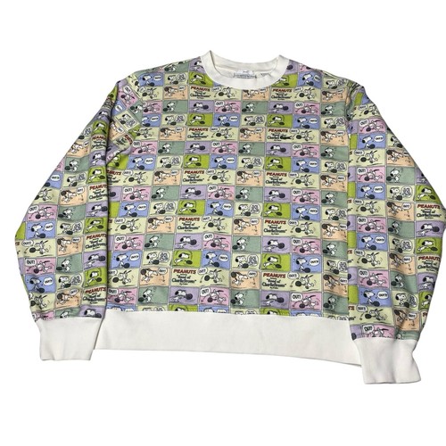 Lacoste X Peanuts Unisex Sz XL Crewneck Sweater Pullover Snoopy ...