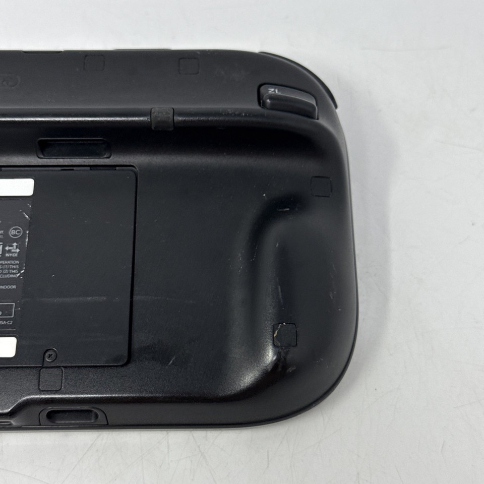 Broken Wii U Gamepad Controller Only - Black WUP-010 For Parts Or ...