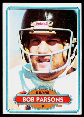 Bob Parsons, 1980 Topps, #482, Chicago Bears, | eBay