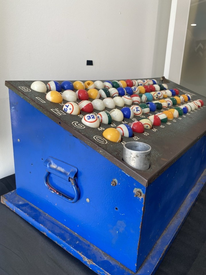 Ultra Rare Vintage Capitol Bingo Machine Working! | eBay