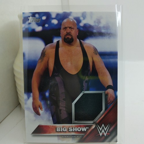 2016 Topps WWE Then Now Forever Shirt Relics Big Show 039/299 | eBay