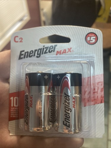 Energizer MAX C Batteries (2 Pack), C Cell Alkaline Batteries Brand New ...