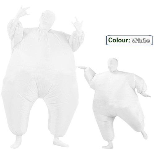 Inflatable Fancy Chub Fat Masked Suit Dress - Blow Up Halloween Party ...