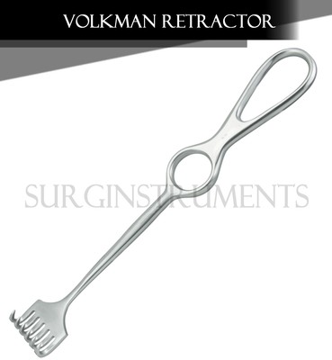 Volkman Retractor 4 BLUNT Prongs Surgical Instruments Stainless German ...