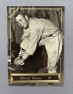1993 Spectrum Baseball Dizzy Dean #5 HOF St. Louis Cardinals | eBay