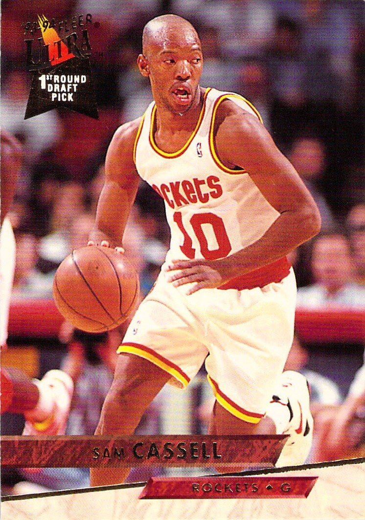 Sam Cassell RC 1993-94 Fleer Ultra Basketball Rookie Card #254 Houston ...