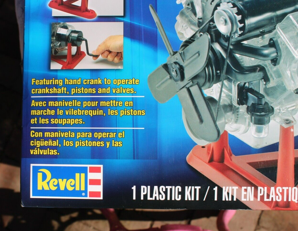 Never Opened Revell Visible V-8 Engine 1:4 Model Kit | eBay