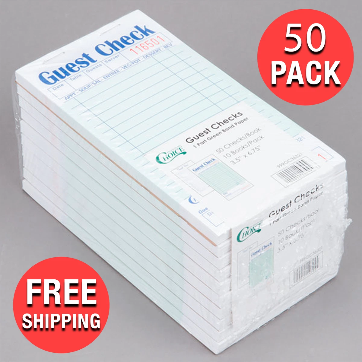 Restaurant Receipt Stub