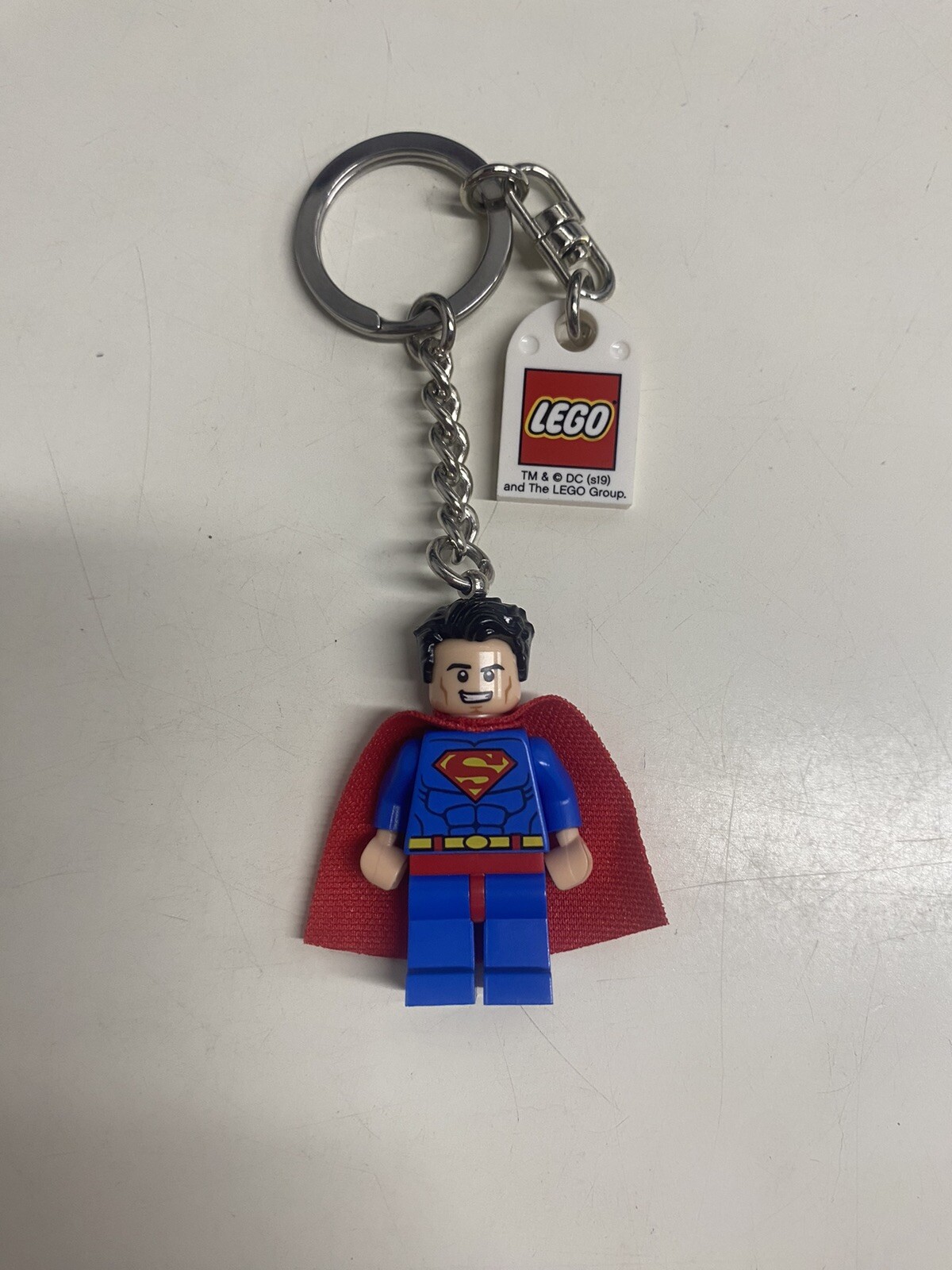 Superman Key Chain Ring Lego figure minifigure minifig | eBay